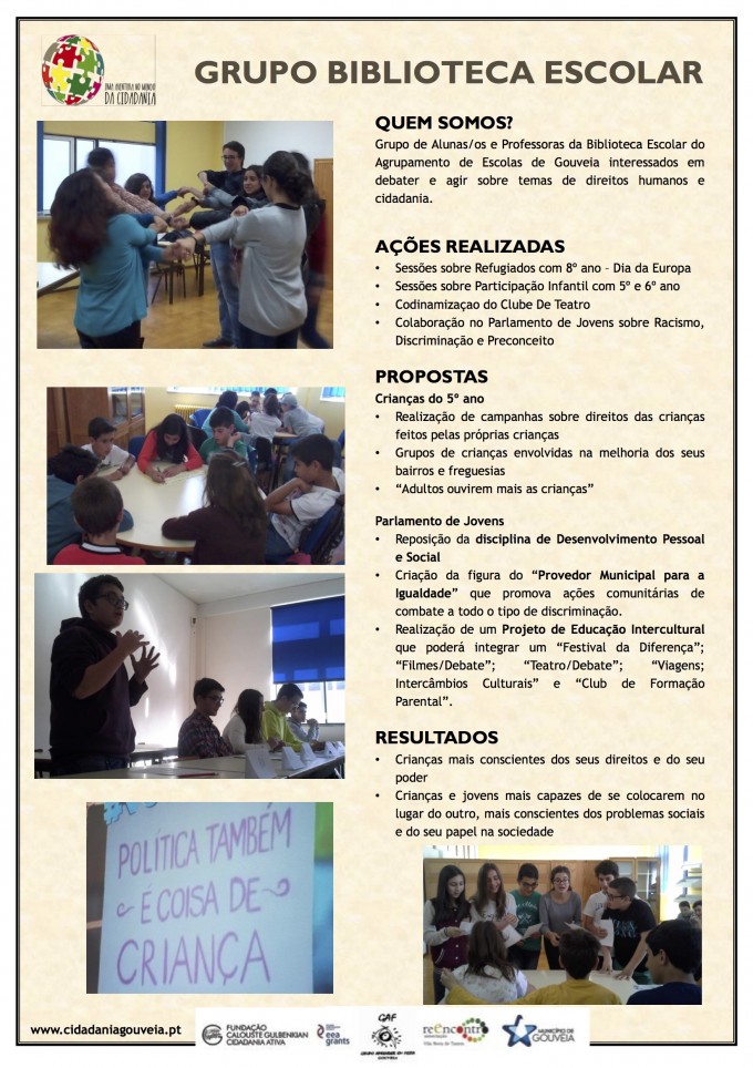 Grupo Aprender em Festa | BIBLIOTECA DO AE DE GOUVEIA